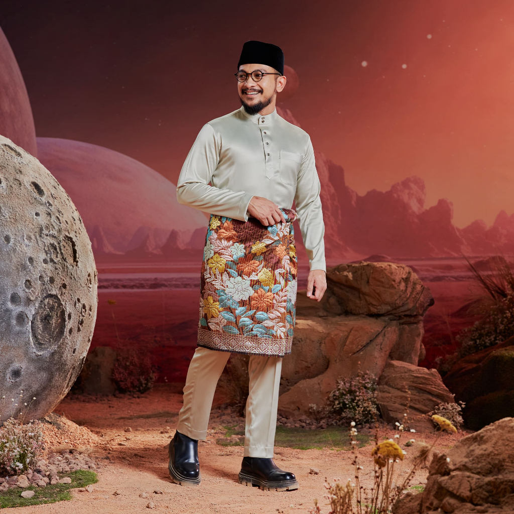 Tema Earth Tone PLUS SIZE - Baju Melayu Tailored Fit Bulan Bintang 2024 ...