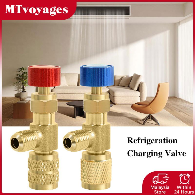 R410A R32 R22 Refrigeration Charging Valve Adapter R410A R32 R22 Quick ...