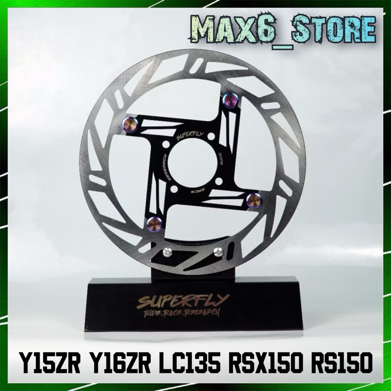 SUPERFLY PROJECT D4 SPOKES ROTOR FLOATING DISC BRAKE PLATE Y15 Y16 ...