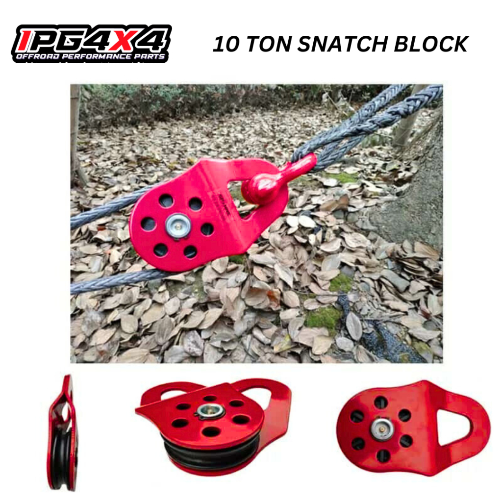 Snatch Block 10 Ton Heavy Duty 4x4 Winch Pulley | Shopee Malaysia