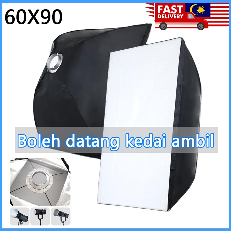 60X90CM Bowens Softbox Suitable For Studio Photography Fill light Kit ...