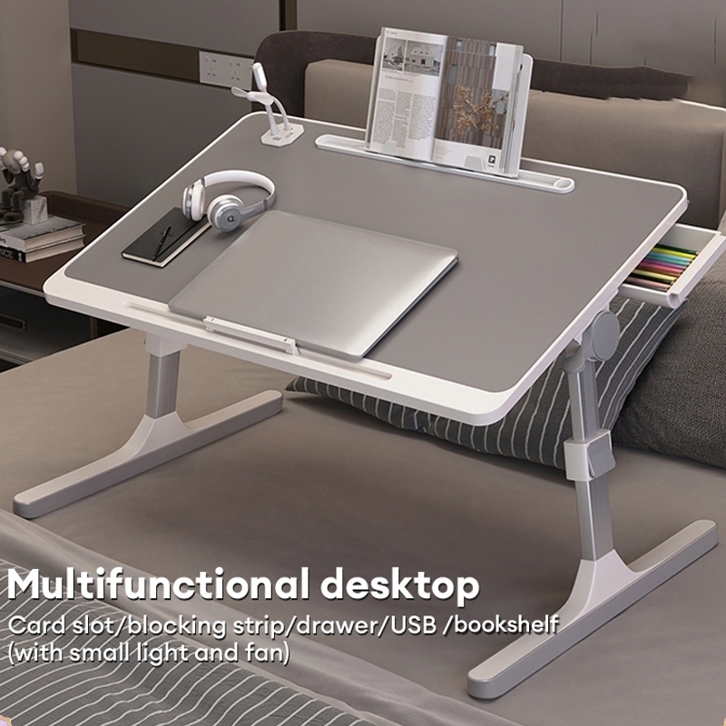 Adjustable folding table laptop desk dormitory bedroom sofa lazy table ...