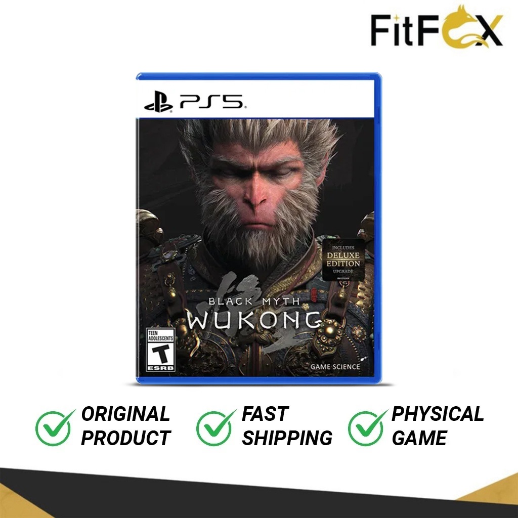 Black Myth: Wukong Wu Kong 黑神话：悟空 - PlayStation 5 PS5 Disc Version ...