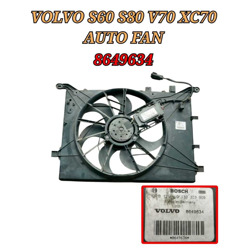 Auto Fan / Radiator Fan Volvo S60 S80 V70 XC70 Radiator Fan / Auto Fan ...