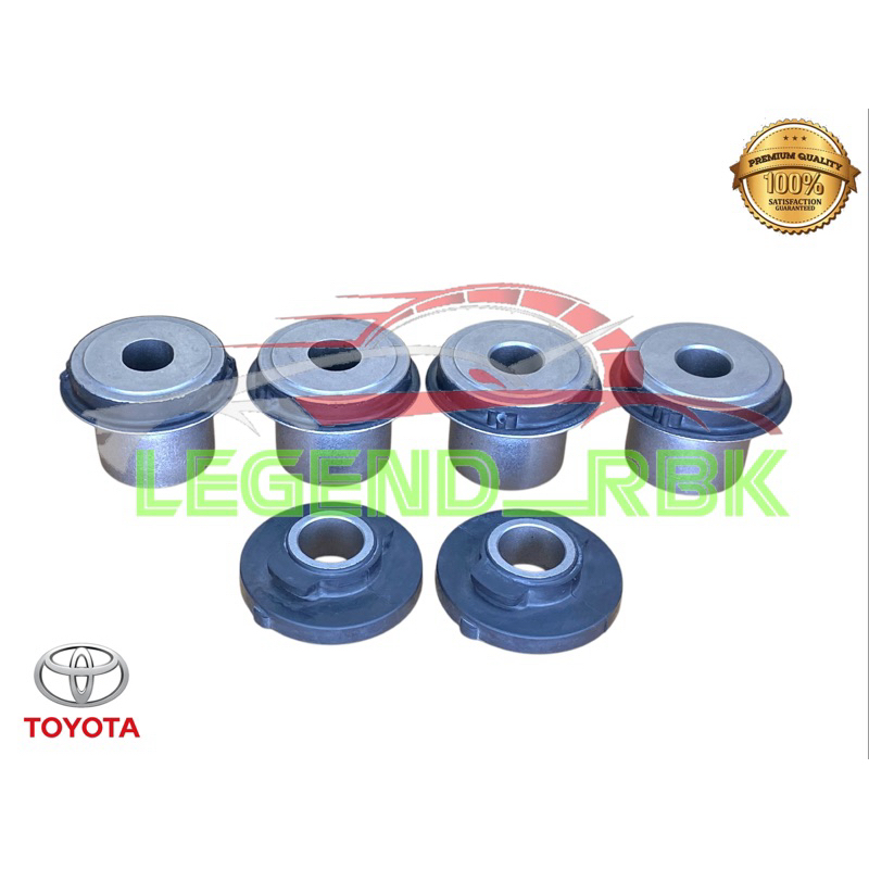 (6PCS) TOYOTA LAND CRUISER UZJ200 URJ202 STEERING RACK RUBBER BUSH KIT ...