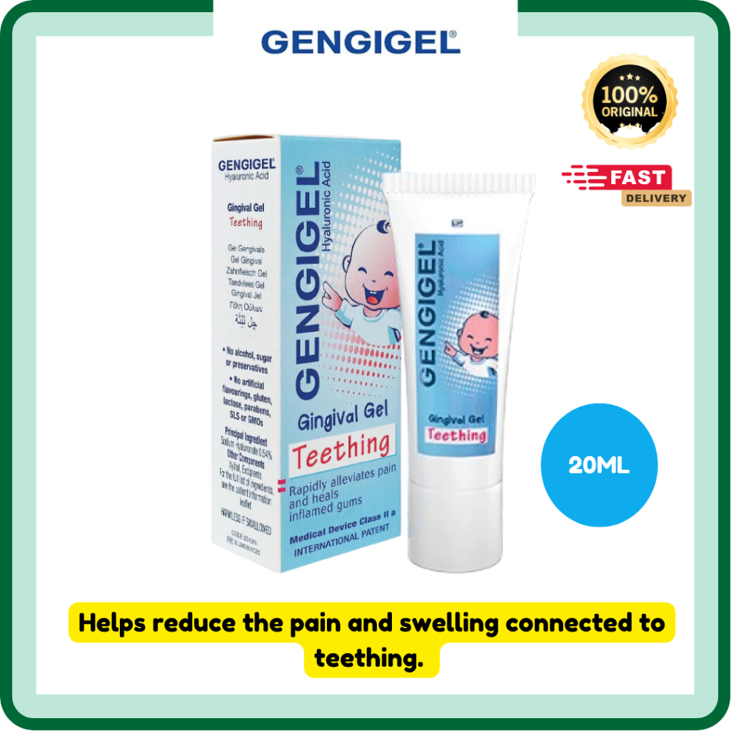 Gengigel Gingival Gel Teething | 20ML | EXP: 09/26 | Baby Teeth | Pain ...