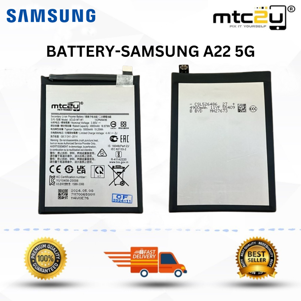BATTERY-SAMSUNG A22 5G/BATTERY-SAMSUNG A22 5G | Shopee Malaysia