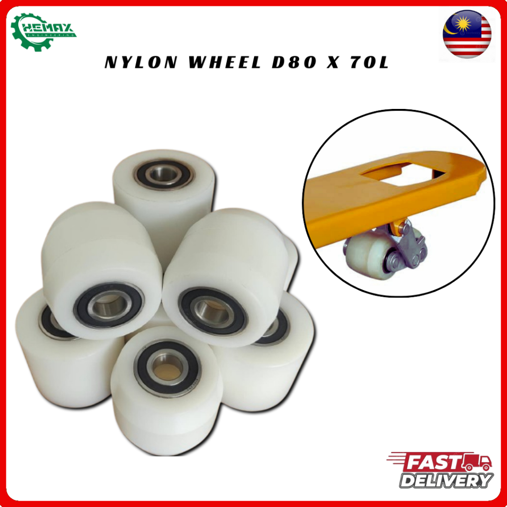 PALLET TRUCK WHEEL HEAVY DUTY/NYLON WHEEL/PALLET JACK WHEEL | Shopee ...