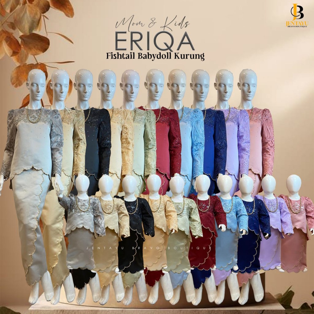 (KIDS ONLY) ERIQA KURUNG - DINNER - KENDURI - NIKAH - TUNANG - HARI ...