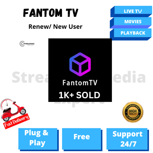 ID FANTOM TV FANTOMTV FANTOM TV MALAYSIA / 1 BULAN/ 3 BULAN / 6 BULAN ...