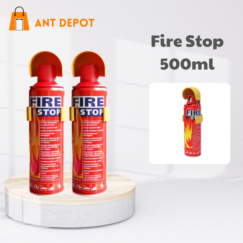 Foam Fire Extinguisher Emergency Spray 500ml Portable Fire Stop ...