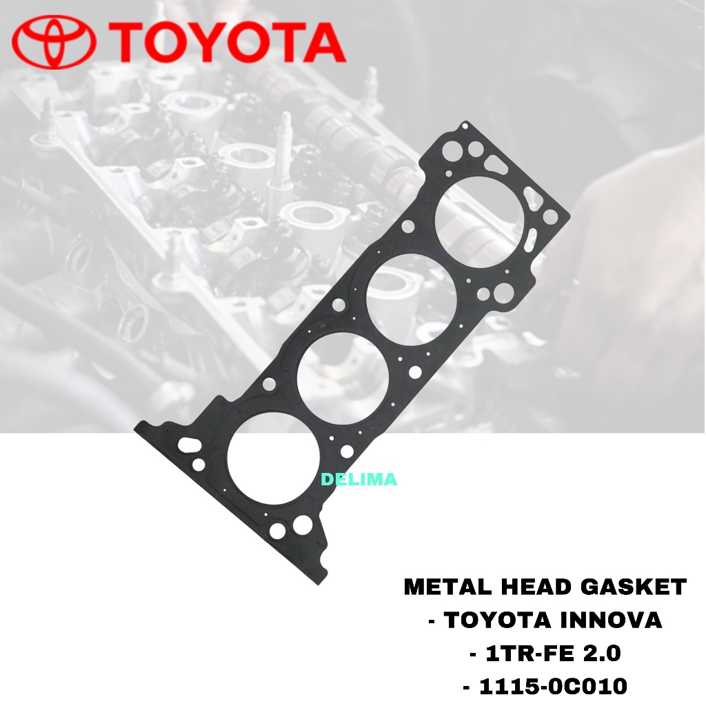 Cylinder Head METAL Gasket 11115-0C010 for Toyota Innova 2.0 1TR-FE ...