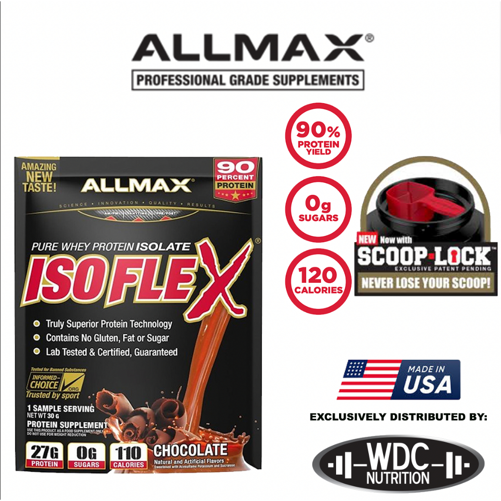 All Max Nutrition Isoflex 100% Whey Protein Isolate (1 Serving ...