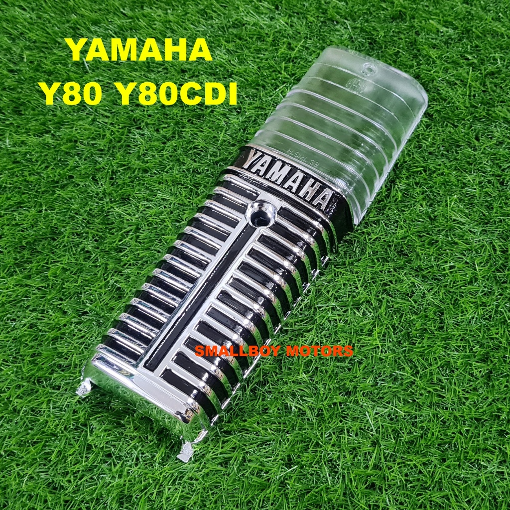 YAMAHA Y80 Y80CDI LOGO EMBLEM SET POSITION LAMP LAMPU KECIL FRONT PANEL LAMBANG LAMA SET Y80 CDI ...