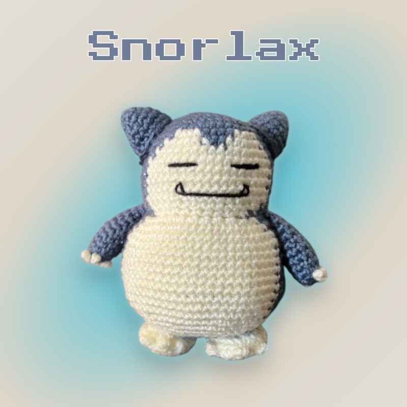 Pokemon Snorlax keychain / crochet keychain / Amigurumi | Shopee Malaysia