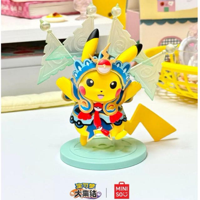 【MINISO】Pokémon UNITE Series Blind Box Cute Pikachu Figure Ornaments ...