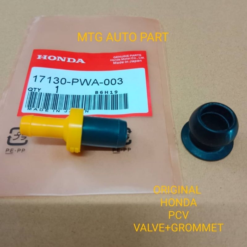 GENUINE HONDA CITY CIVIC ACCORD STREAM CRV K20A K24A PCV VALVE AND BUSH ...