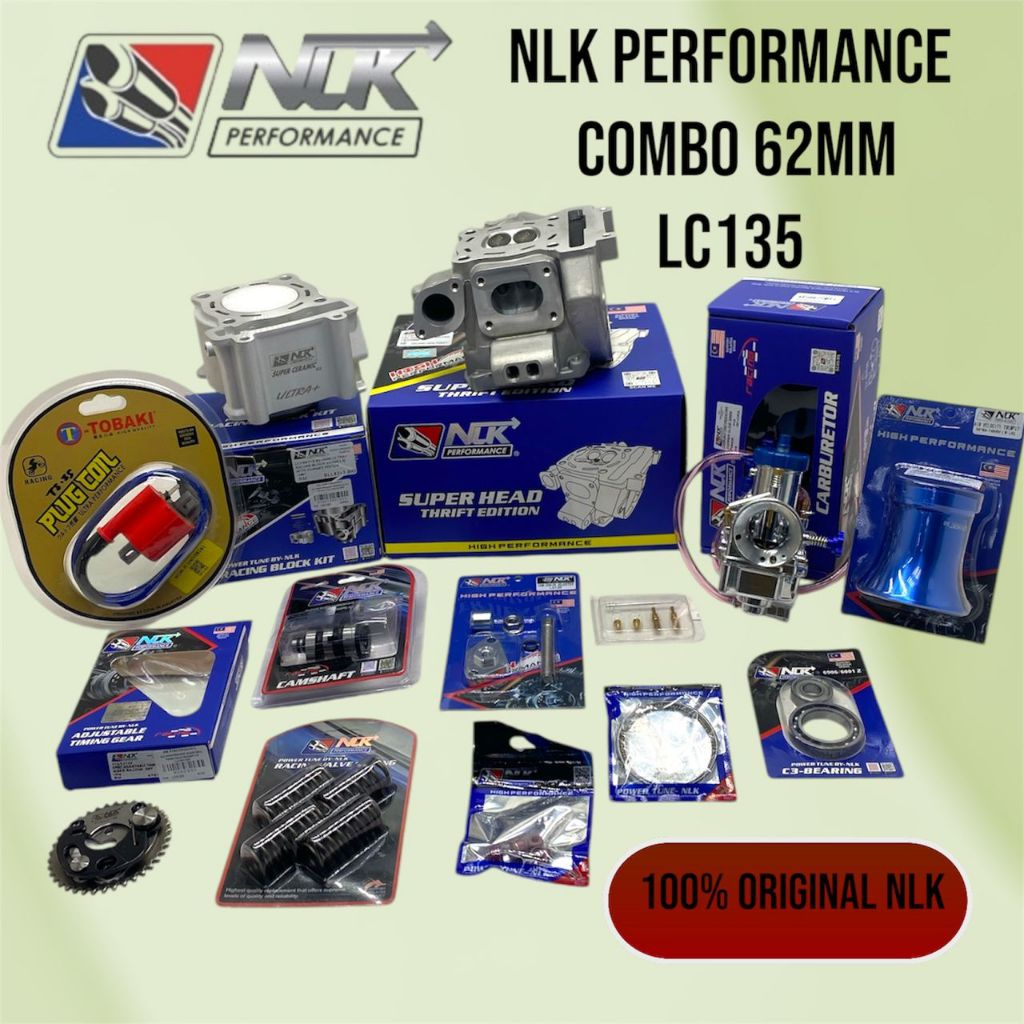 COMBO RACING NLK SPEC 62MM, 63MM, 65MM LC135 ( ITEM 100% ORIGINAL NLK ...