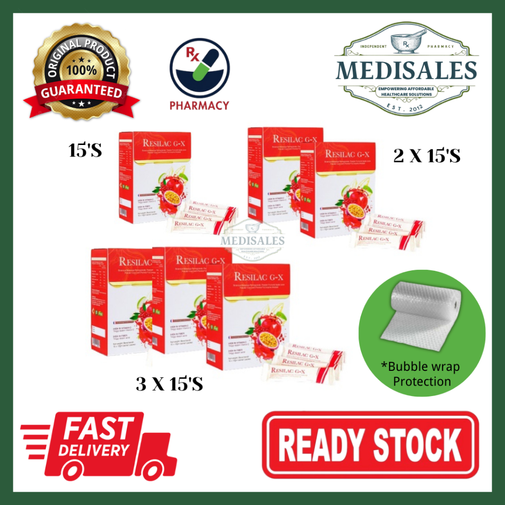 RESILAC G-X BOTANICAL POMEGRANATE APPLE JUICE POWDER 12G (15'S / 30'S ...