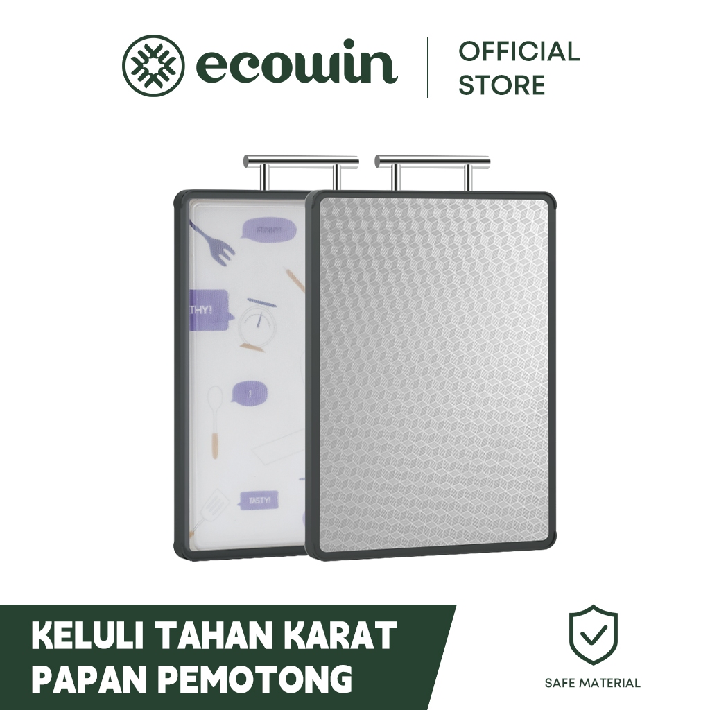 Ecowin Stainless Steel Chopping Board Papan Pemotong Keluli Tahan Karat ...