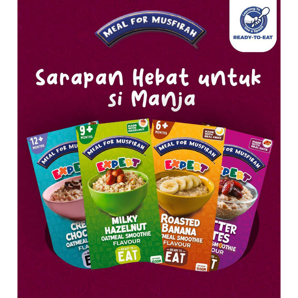 MEAL FOR MUSFIRAH - ready to eat SMOOTHIE (makanan bayi 6 bulan/ 9 ...
