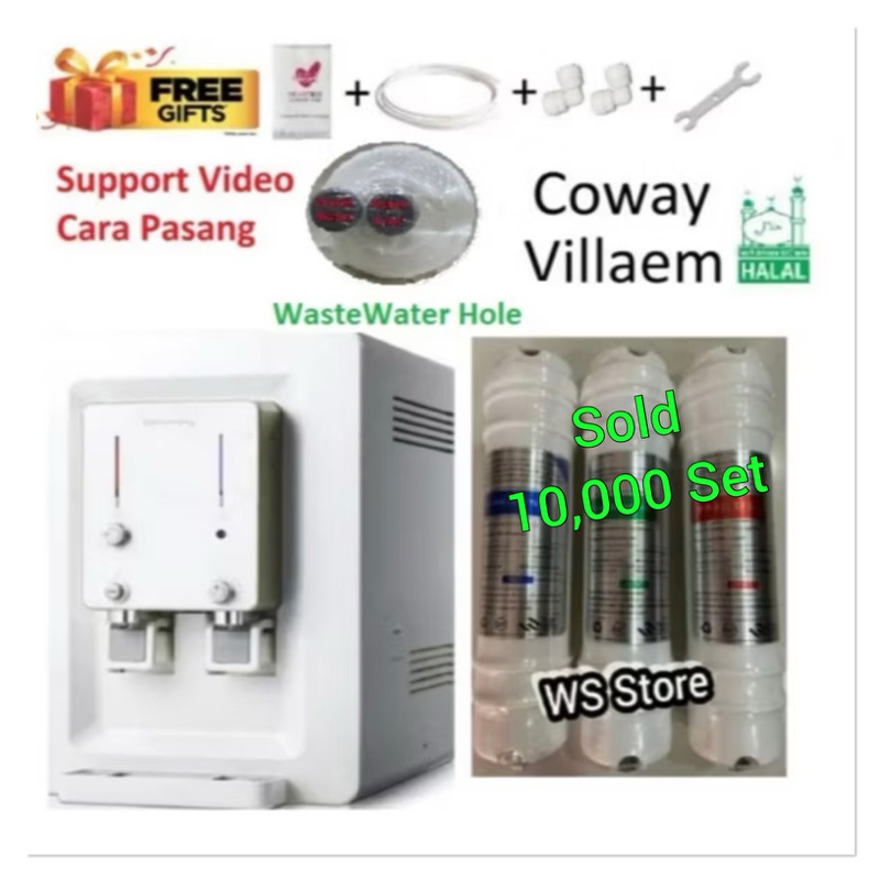 Coway Water Filter Korea OEM Halal Compatible Penapis Air Villaem/Mach ...