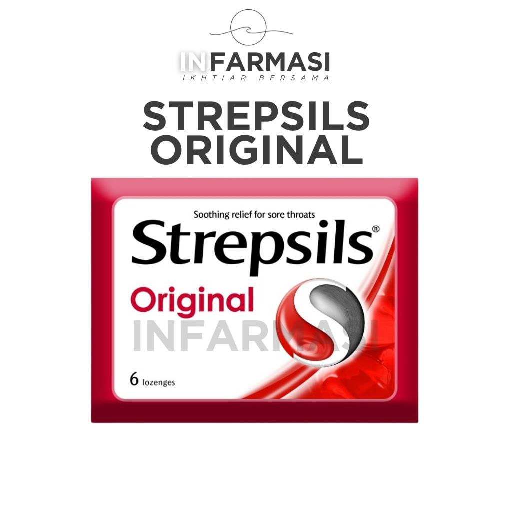 Strepsils Original Lozenges 6’s – Ubat Sakit Tekak dan Ketidakselesaan Kerongkong Hisap Kulum ...