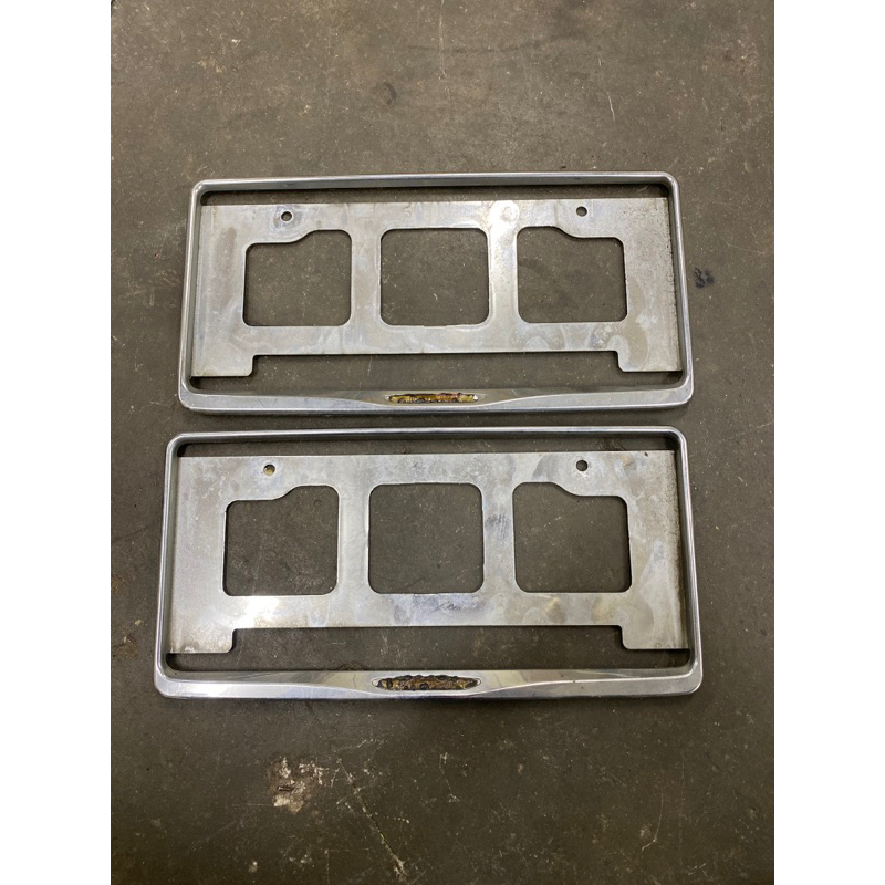 daihatsu number plate casing frame 2pcs | Shopee Malaysia