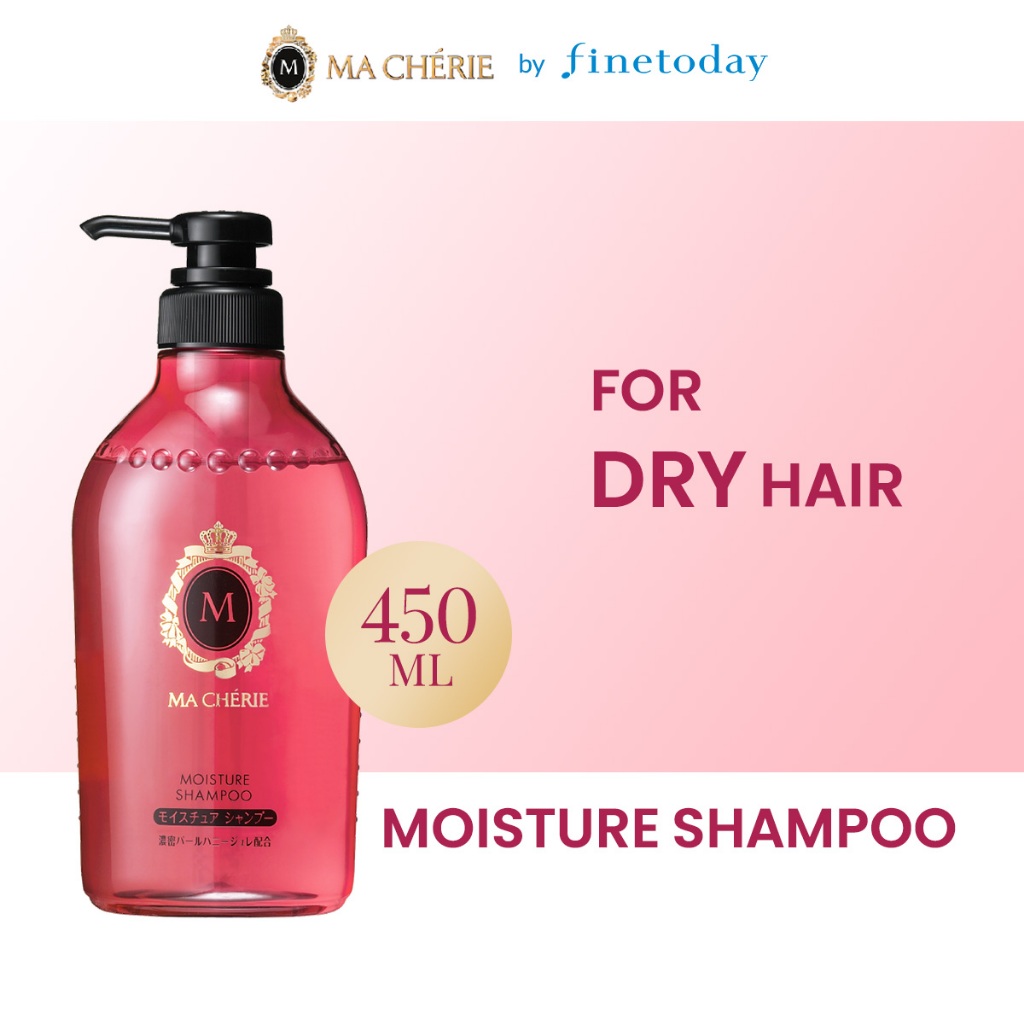 MA CHERIE Moisture Shampoo 450ml (dry hair, silicone-free, rich pearl ...