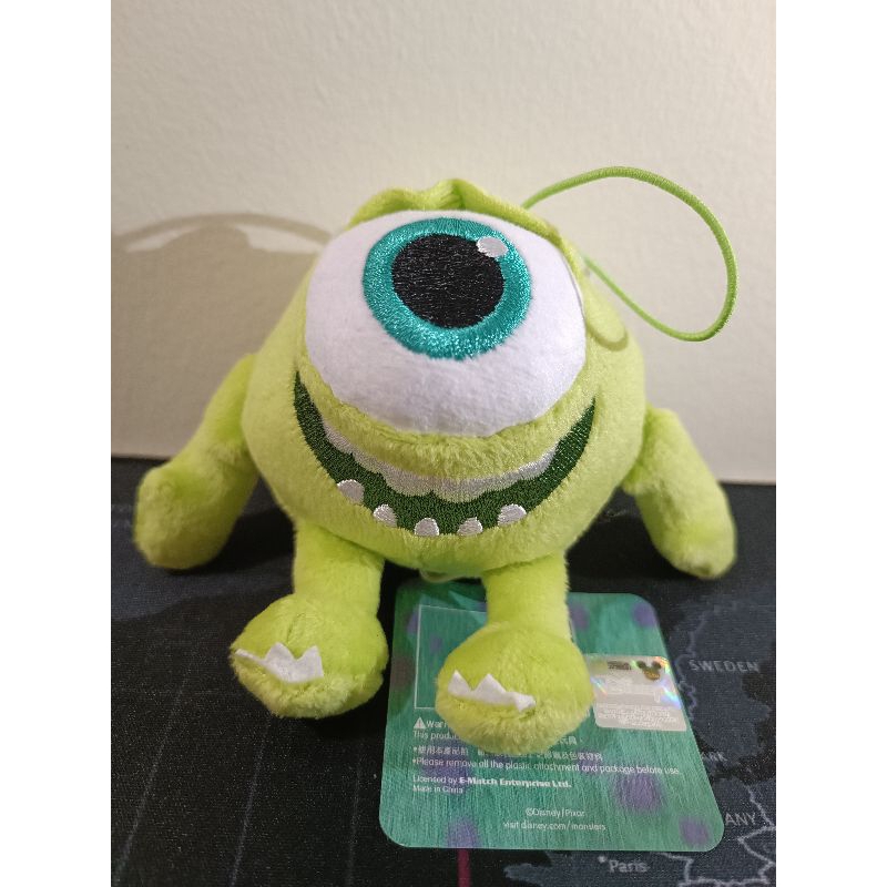 Original DISNEY Monster Inc Mike Wazowski Tsum Tsum Plush Stuffed Doll ...