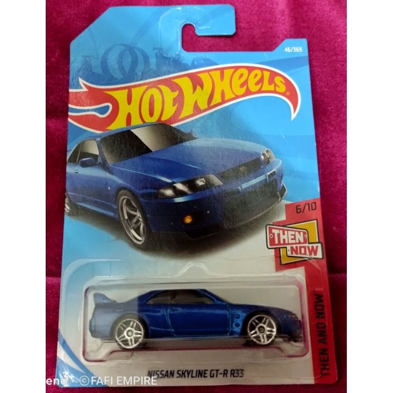 HOT WHEELS R33 NISSAN SKYLINE GT-R JDM | Shopee Malaysia