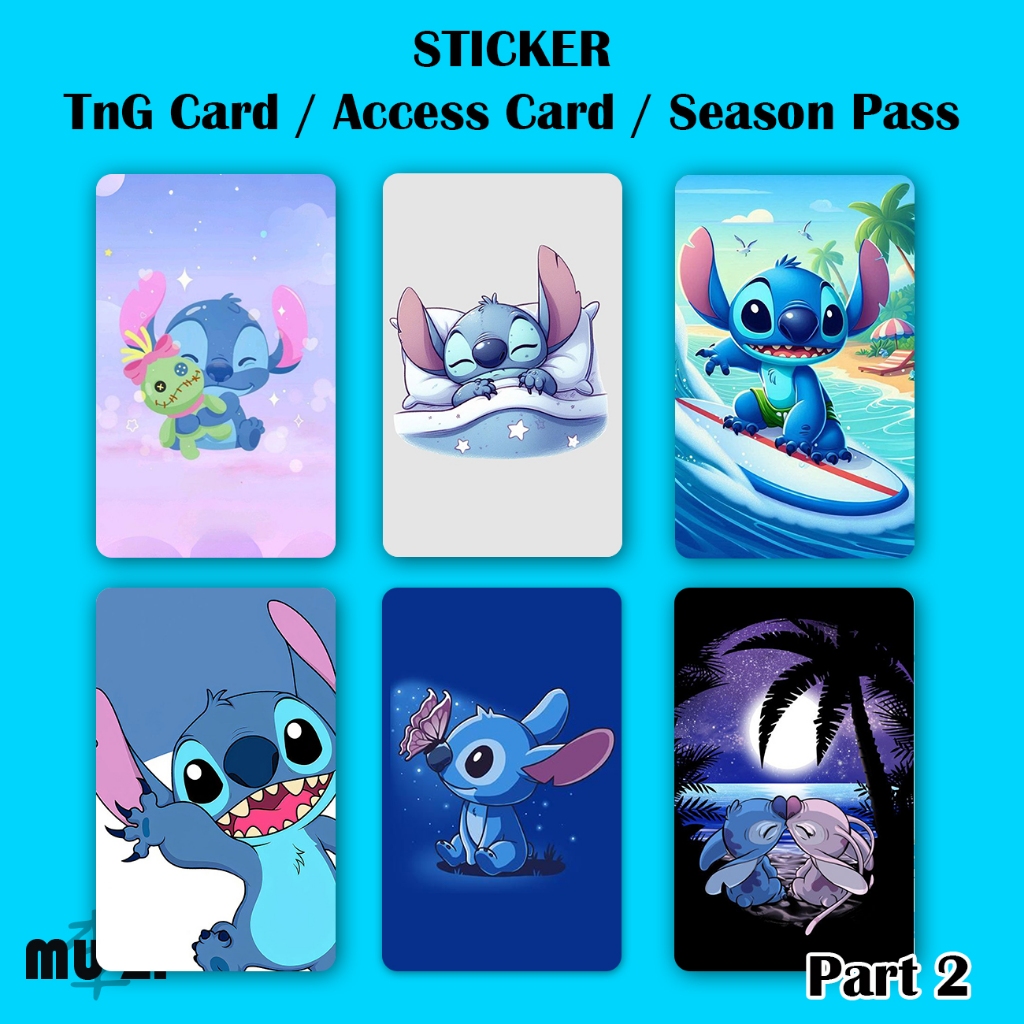 Sti-tch TnG Card STICKER NFC STICKER (Part 2) Waterproof Thick Hard ...