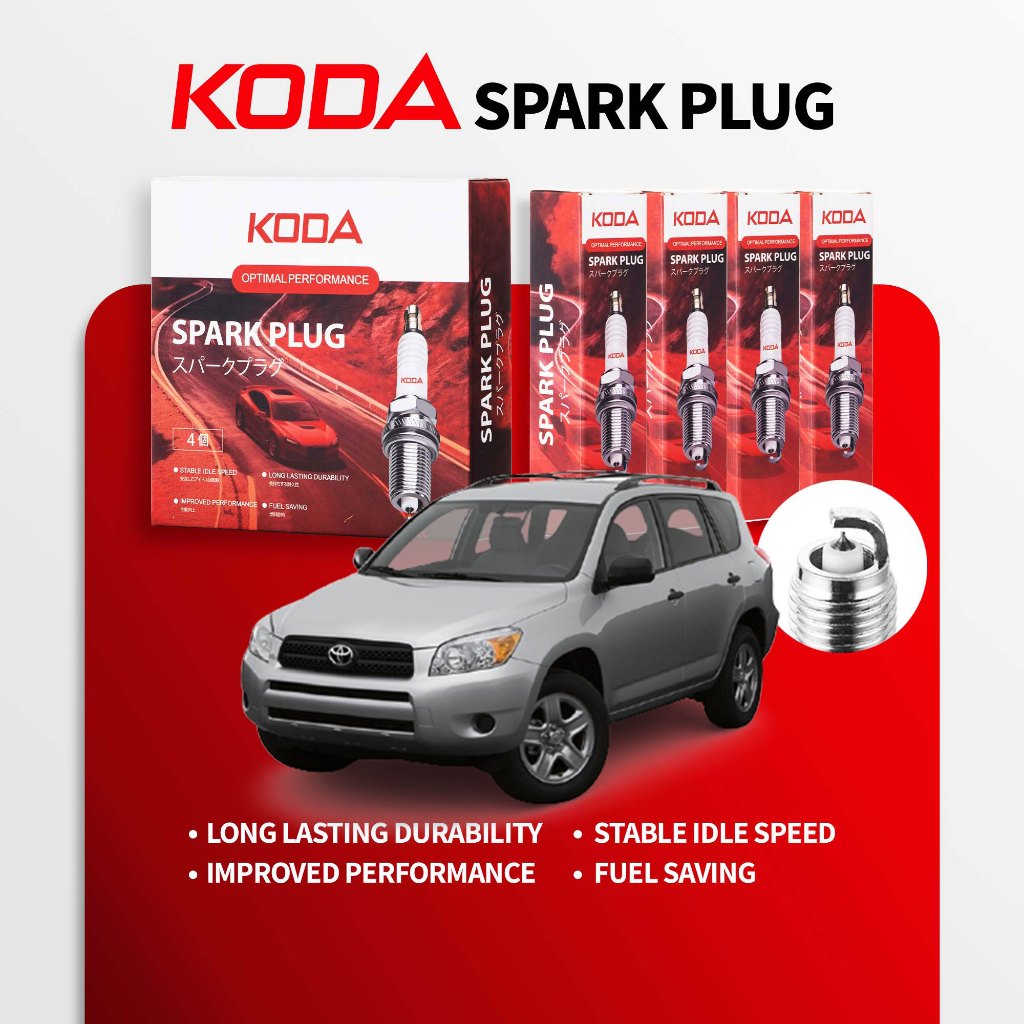 KODA Iridium Spark Plug Toyota RAV4 ACA31 2.4 2AZ-FE 2005-2012 BKR6EIX ...