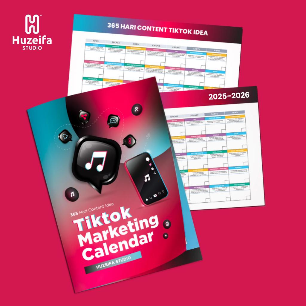 TikTok Marketing Calendar 2025-2026 | Buku Idea Content 365 Hari untuk ...
