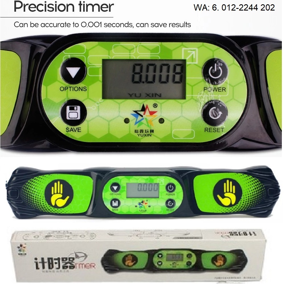 ALV YuXin Original Magic Cube Timer Version 2 Professional Speed Cup ...