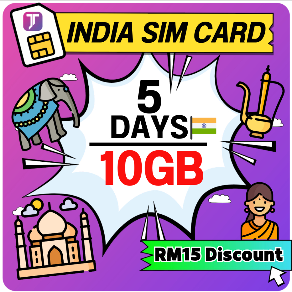 J Travel 【 India SIM Card 】Sri Lanka SIM Unlimited GB Travel Prepaid ...
