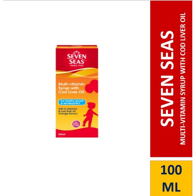SEVEN SEAS MULTI-VITAMIN WITH COD LIVER OIL SYRUP 100ML | Shopee Malaysia