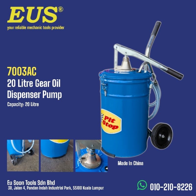 Manual Gear Oil Dispenser Pump | 20 Litre | 24 Litre | 30 Litre ...