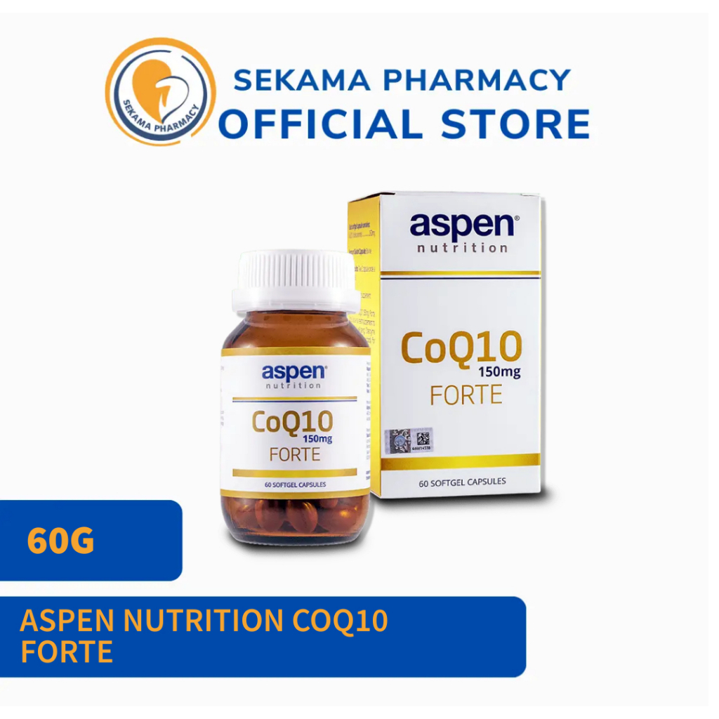 ASPEN NUTRITION COQ10 150MG FORTE 60'S [EXP: 03/2026] | Shopee Malaysia