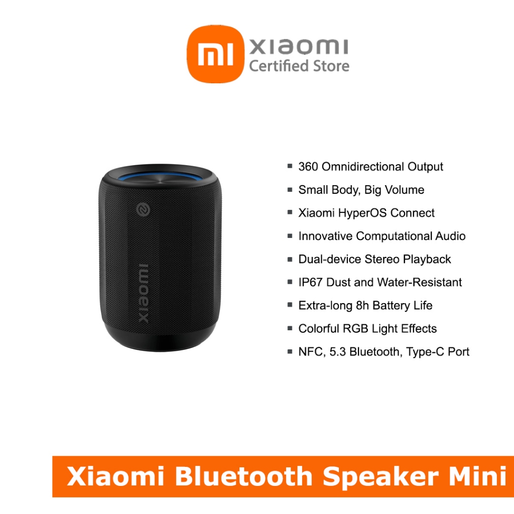Xiaomi Bluetooth Speaker Mini | IP67 | NFC | Bluetooth 5.3 | Compact ...