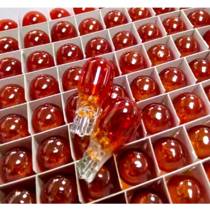 BULB SIGNAL 12V 10 T13 BULB METER ORANGE COLOR UNIVERSAL 12V10 SIGNAL ...