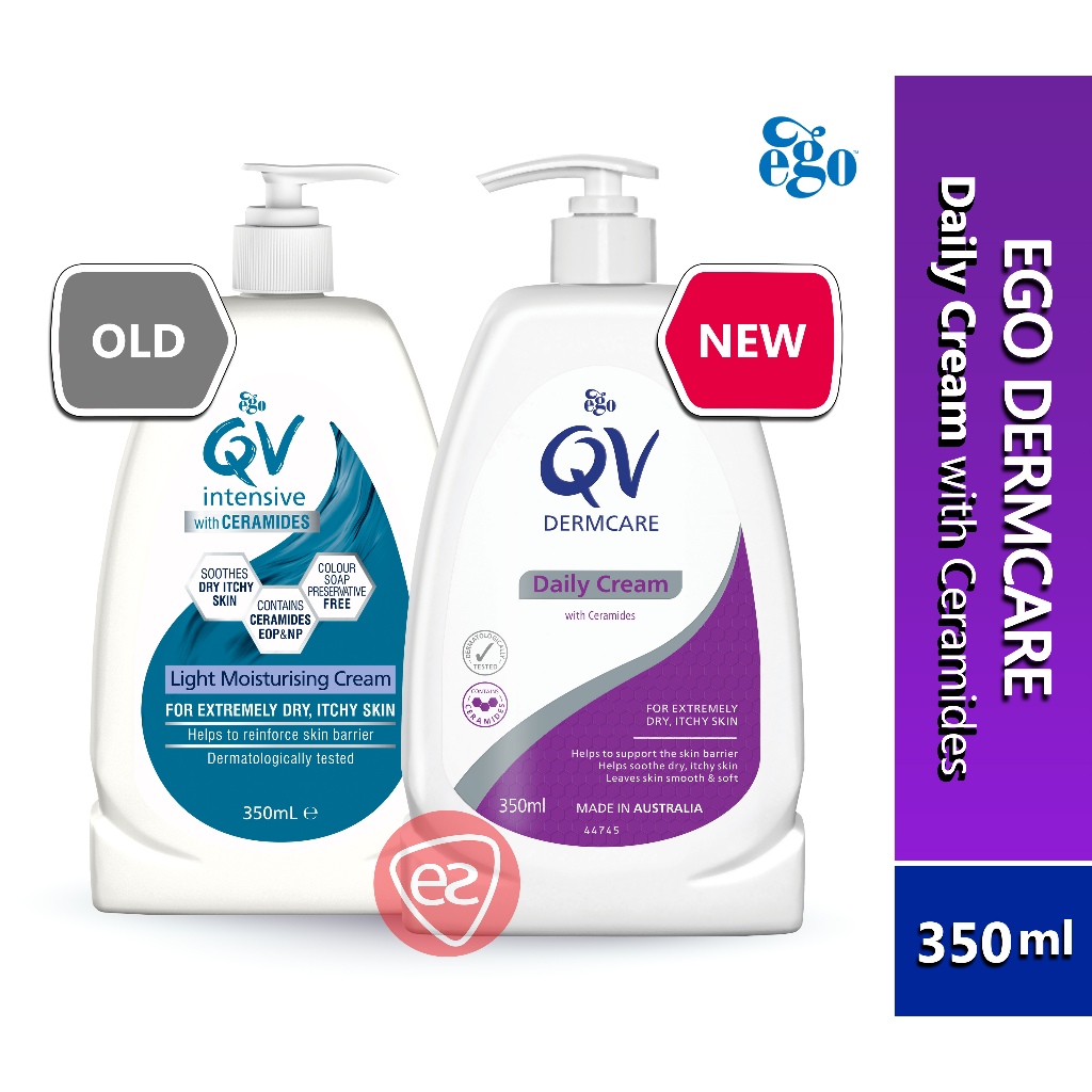 Ego QV Dermcare Daily Cream With Ceramides 350ml (was known as Intensive With Ceramide Light ...