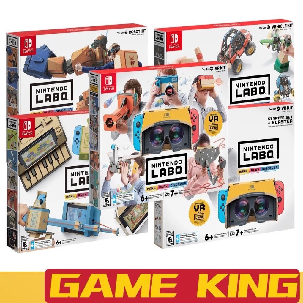 Nintendo Switch Labo Vr Kit / Labo Variety Kit / Labo Robot Kit /Labo Vehicle Kit | Shopee Malaysia