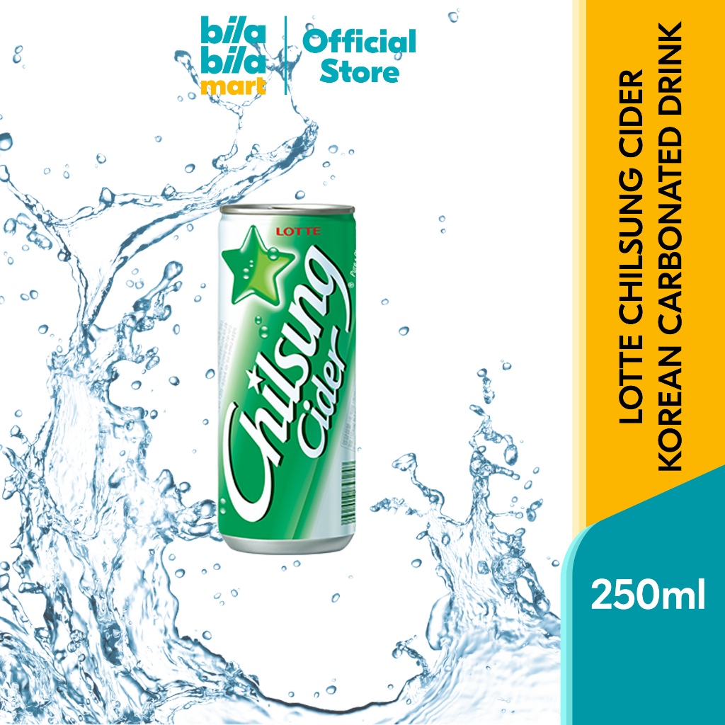 Korea Lotte Chilsung Cider (250ml x1) Korean Lemon Lime Soda Refreshing ...