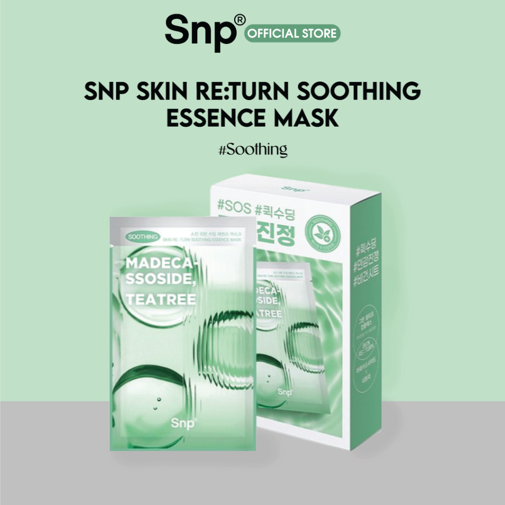 SNP Skin Re:Turn Soothing Essence Mask (10s) | Shopee Malaysia