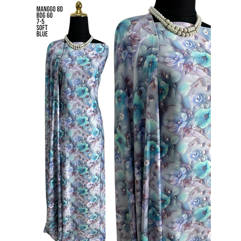 Kain Pasang Mango Silk 8D Vietnam Bidang 60 Kain Viral Mango Silk ...