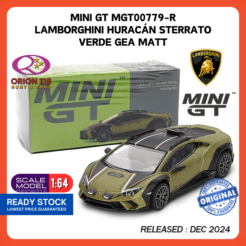 Mini GT 779 Lamborghini Huracán Sterrato Verde Gea Matt RHD MGT00779-R ...