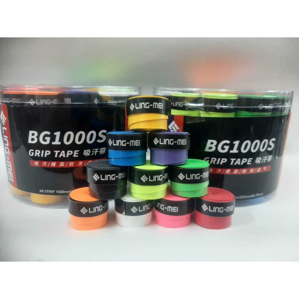 Ling-Mei Badminton Overgrip GP-1000 Replacement Grip Anti-Slip Tennis ...