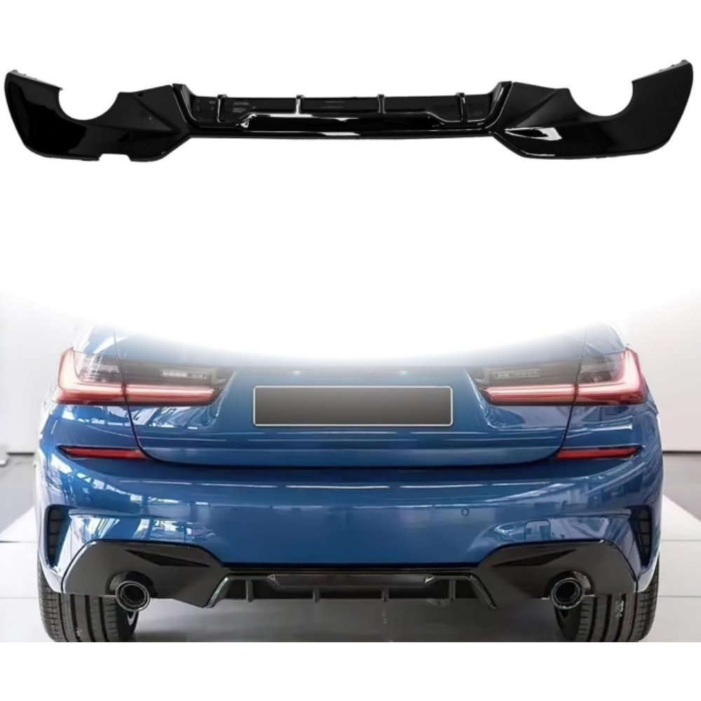BMW G20 Pre-Facelift MP Rear Diffuser Gloss Black B1013 | Shopee Malaysia