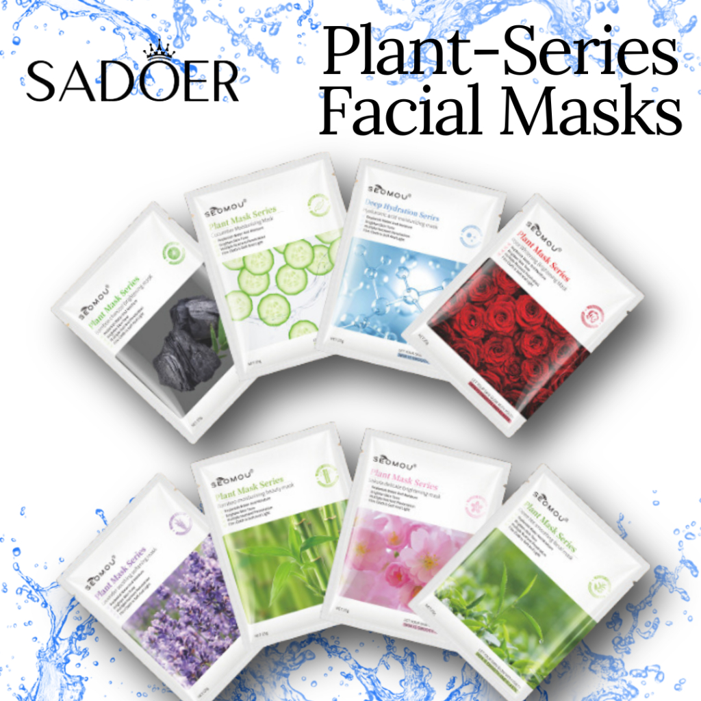 SADOER Plant Series Face Mask for Moisturizing, Nourishing, Whitening ...